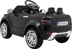 Ramiz Elektrické autíčko Rapid Racer pro děti, černé SUV + dálkové ovládání