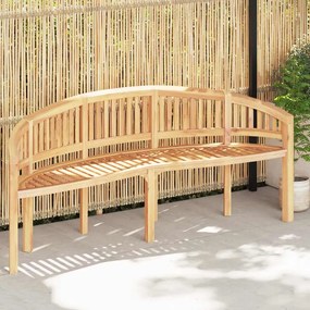 Lavice banana 200 cm masivní teakové dřevo 310495