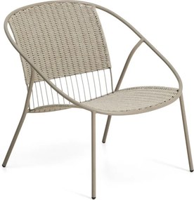 Taupe zahradní křeslo Atrani – Kave Home