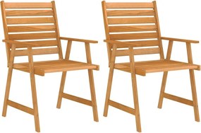 3dílný zahradní jídelní set masivní akáciové dřevo 3057842