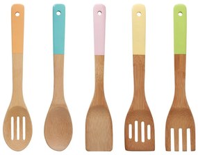 5dílná sada bambusových kuchyňských nástrojů Premier Housewares Bamboo