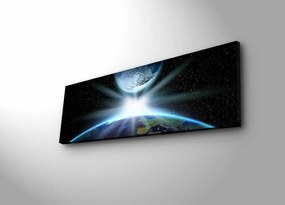 Obraz s LED osvětlením ZÁBLESK VE VESMÍRU 30 x 90 cm