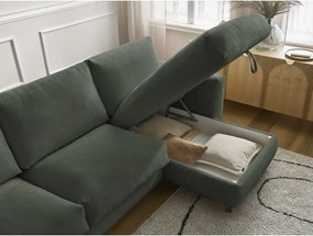 Zelená rohová pohovka Nouveau Cocoone – Bobochic Paris