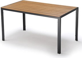 Vikio Zahradní jídelní stůl 140x80 cm přírodní DT166B