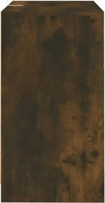 Příborníky 2 ks kouřový dub 70 x 41 x 75 cm kompozitní dřevo 3098094