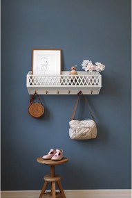 Bílý nástěnný dětský věšák 75x16 cm Harlequin – Cam Cam Copenhagen