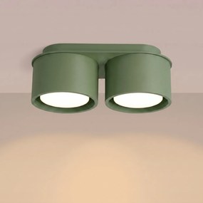 Sollux Lighting Stropní svítidlo MODO 2 olivově zelené GX53