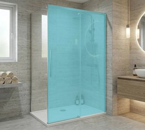 Gelco Luxor sprchová boční stěna ke dveřím 100 x 200 cm chrom čiré sklo GU5610CH