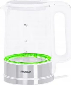 Mesko MS 1301w bílá / Rychlovarná skleněná konvice / 1850 W / 1.7 L /