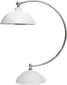 Stolní lampa lene bjerre thelma 55 cm, bílo-stříbrná
