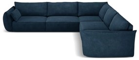 Tmavě modrá rohová pohovka (variabilní) Vanda – Mazzini Sofas