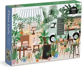 GALISON Puzzle Botanická kavárna / 1000 dílků / rozměr 69 × 51 cm