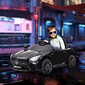 AIYAPLAY dětské elektrické autíčko 12 V dětské autíčko s dálkovým ovládáním 2.4G, USB, MP3, hudba, elektrické vozidlo se světly, měkký start, funkce …