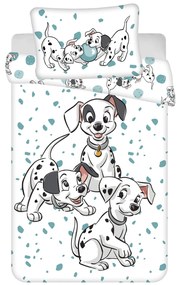 Jerry Fabrics Povlečení do postýlky 101 Dalmatianů Play baby 100x135, 40x60 cm