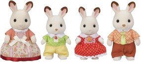 Figurky sylvanian families rodina "chocolate" králíků, nová