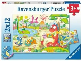 Ravensburger Moji dinosauří přátelé / 2x12 dílků / od 3 let
