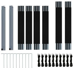 vidaXL Marketos Kempingový stan látkový pro 9 osob tmavě modrý a modrý