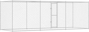 Klec pro psa Stříbrná 600 x 200 x 200 cm Pozinkovaná ocel 3368310