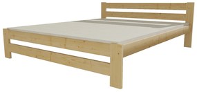 Dřevěná postel VMK 5B 160x200 borovice masiv přírodní lakovaná