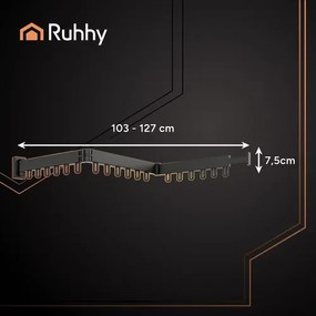 Nástěnný skládací sušák prádla – 2 v 1