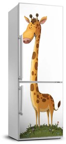 Wallmuralia Nálepka s fotografií na ledničku Stěna žirafa 60x180 cm