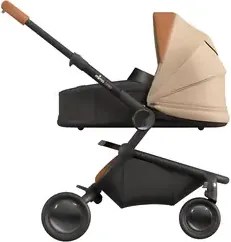 MIMA Korbička Creo černá / od narození do 9 kg / stříška anti-UV50+ /