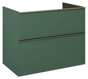 LOTOSAN Scarlet skříňka pod desku 80cm, smaragd matná AQ LN8566