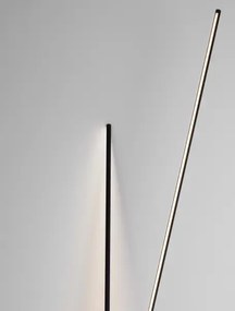 LED černá stojací lampa Kimolia