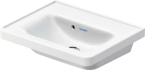 Duravit D-Neo - Umývátko 50x40 cm, s přepadem, bez otvoru pro baterii, bílá 0742500060