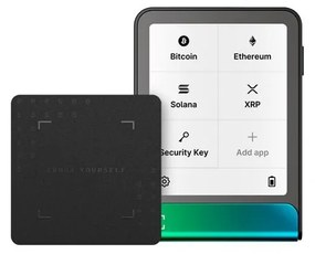 Ledger flex oxidate green crypto hardware wallet with recovery key