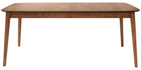 Rozkládací jídelní stůl s přídavnou deskou v dekoru ořechu 90x180 cm Montreux – Actona
