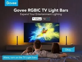 Govee SMART LED RGBIC Panel 38cm pro TV 43-75" - 2ks / LED panely / 24