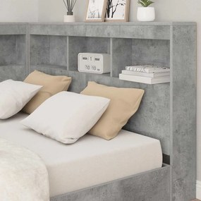 Úložné čelo postele Betonově šedá Kompozitní dřevo 3335536