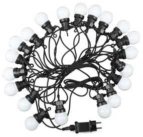 V-Tac LED Venkovní řetěz STRING 10m 20xLED/0,5W/24/230V 3000K IP44 VT0761