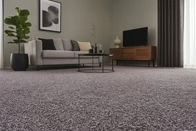 Condor Carpets, Metrážový koberec Bali 075, na míru, šíře 4m, šedá, filc, dětský pokoj