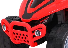 Ramiz Čtyřkolka Little Monster na baterie pro nejmenší červená + pohon 25W