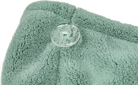 Tchibo - Turban z mikrovlákna - barva: zelená