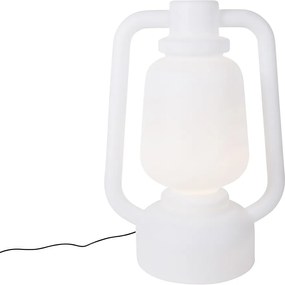 Chytrá stojací lampa bílá 110 cm vč. Wi-Fi G95 - Storm Extra Large