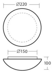 Osmont 20001 Náhradní stínídlo z triplexového skla pro Aura 1