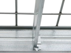 Kovový regál RIVET PRO 252x120x60 ocelová mřížka 5 úrovní pozinkovaná