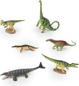 RAPPA Sada dinosaurů v krabičce / Figurky / 6 ks / tvrdá guma / cca 6-