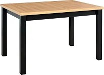 Nábytkáři ORFA MAXMILIÁN 5 (MAX 5) - jídelní stůl rozkládací -lamino deska dub grandson/ nohy,podstava černá - kolekce &quot;DRE&quot; (K150-E)