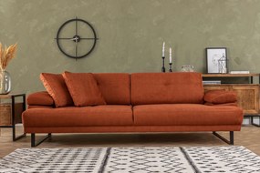 Atelier del Sofa 3-místná pohovka Mustang - Orange, Oranžová