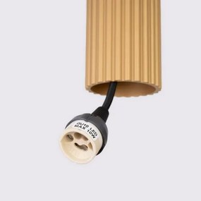 Závěsné svítidlo SOLLUX KARBON 3L zlaté GU10 3x10W bez žárovek SL.1556