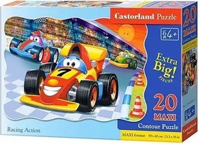 Castorland 02306 Puzzle Závody MAXI / 20 dílků / od 4 let