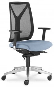 LD seating Kancelářská židle LEAF 503-SYS bez područek Mechanika bez posuvu sedáku Hlavová opěrka bez hlavové opěrky LÁTKY 2 / VALENCIA, XTREME, ASPECT, STYLE, CURA 2021 SÍŤOVINY NET