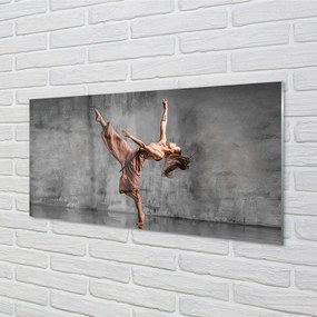 Obraz na skle Žena dlouhé vlasy tanec 100x50 cm