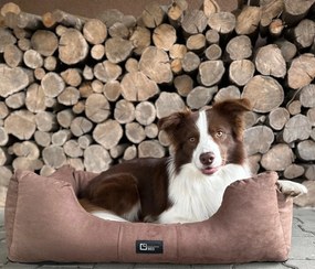 Ortopedický pelíšek pro psa HUGO hnědý Velikost: 3XL 160x110  cm