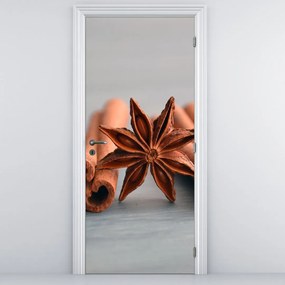 Fototapeta na dveře - Skořice (95x205cm)