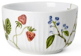 KÄHLER Porcelánová miska Hammershøi Summer Berries 12 cm, červená barva, modrá barva, bílá barva, porcelán
